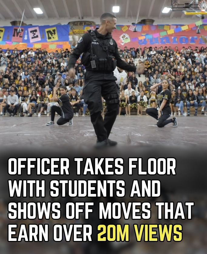 Police Officer Wows Students with Dance Moves That Got 20M+ Views